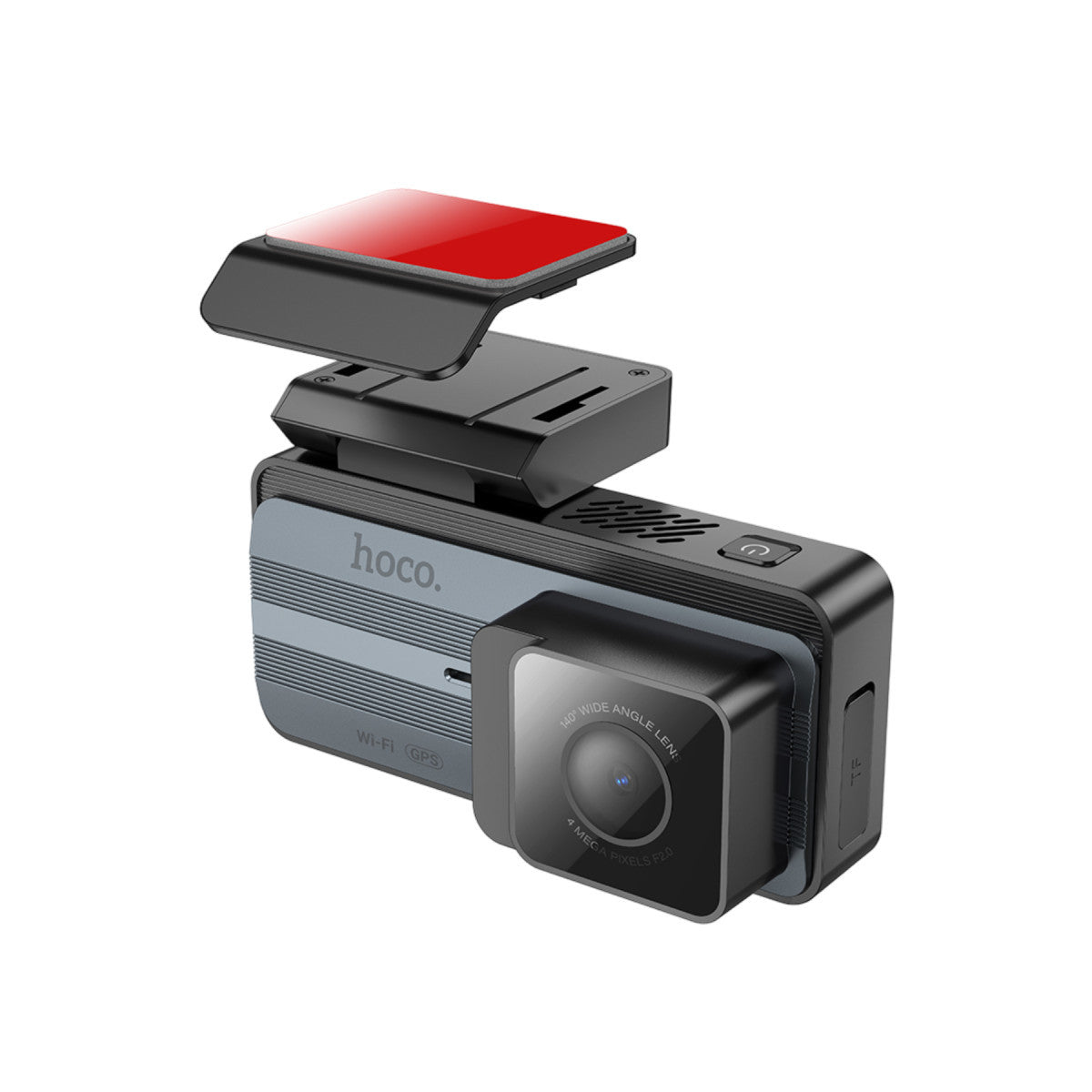 Hoco. DV12 2K GPS Destekli Ön ve Arka Kameralı Araç Kamerası - Gri ...